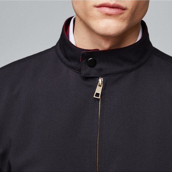 Zara | Jackets & Coats | Zara Men Basic Jacket With Contrasting Details ...